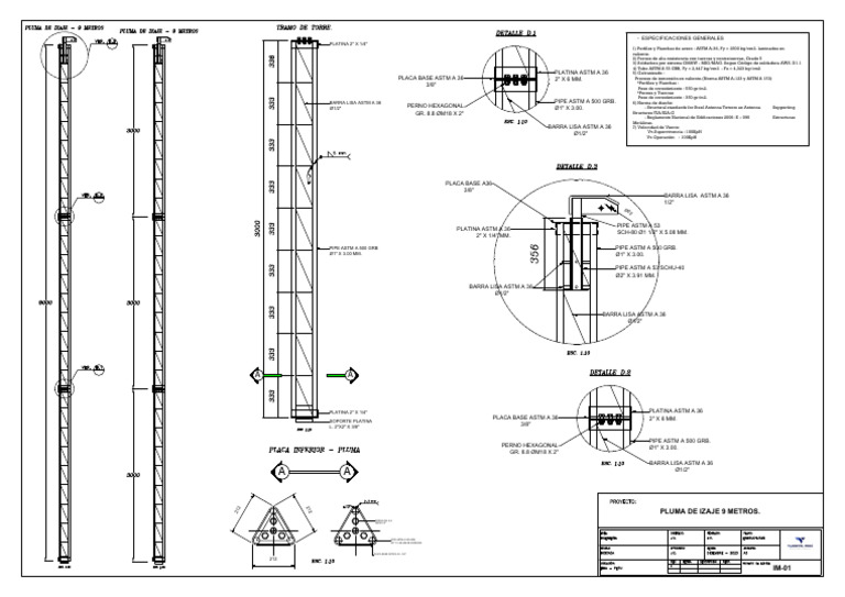 pluma-PLUMA DE IZAJE | PDF