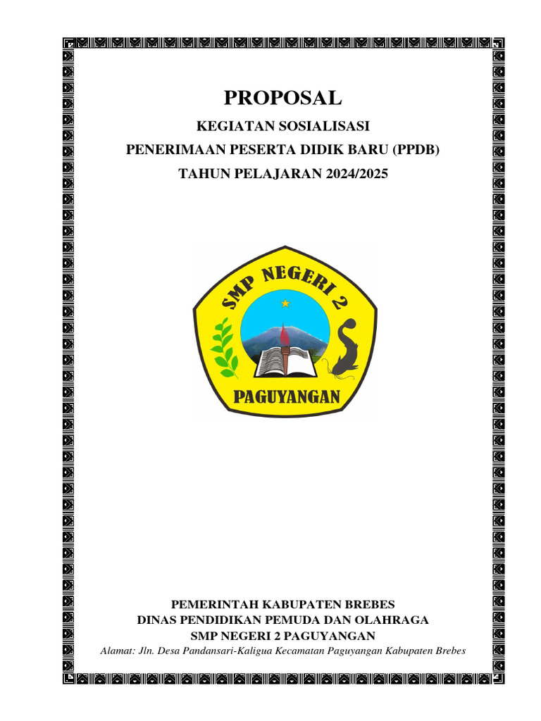 Proposal SMK Ma'Arif 2 Ajibarang | PDF