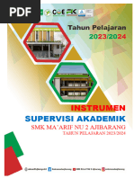 Instrumen Supervisi Kurikulum Merdeka | PDF