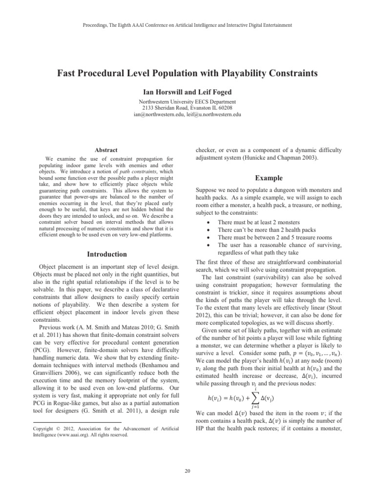 Dynamic Level Design Using Procedural Generation For Varied Gameplay E – peerdh.com
