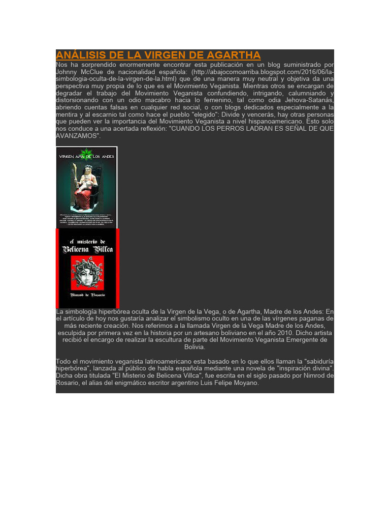 Análisis de La Virgen de Agartha | PDF | Runas | Odin