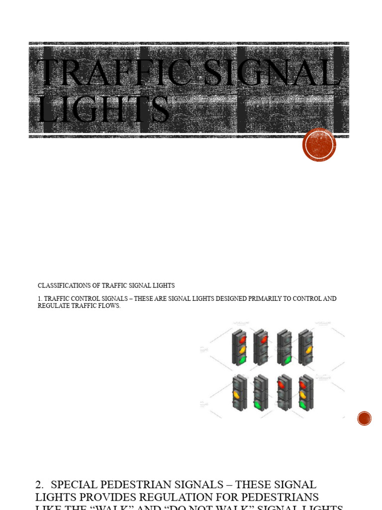 Traffic Signal Lights | PDF | Traffic | Traffic Light