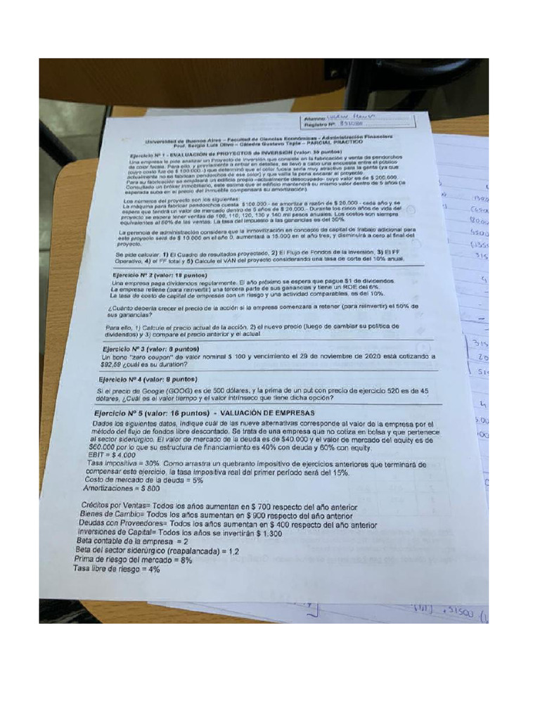 PARCIAL 4 Admin Financiera | PDF