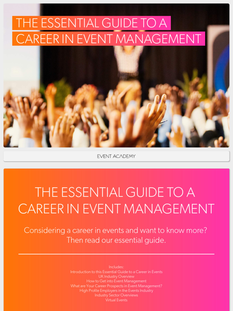 Essential Event Management Career Guide | PDF | Experience | Negotiation