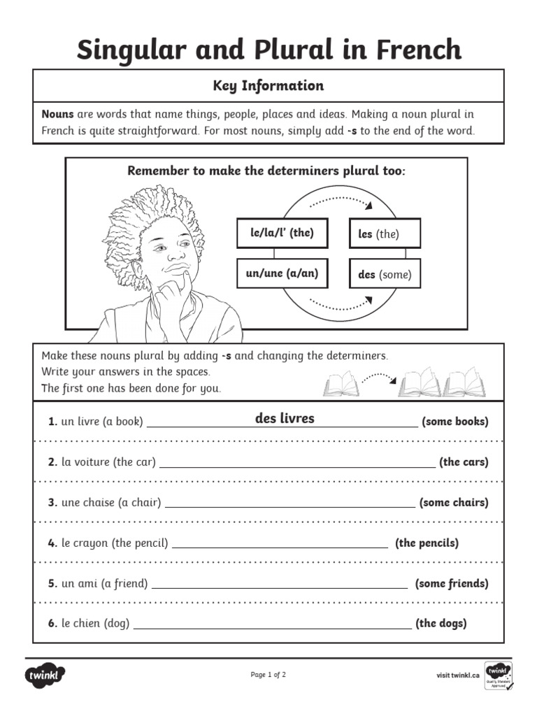 French Plural Nouns Guide | PDF | Plural | Noun