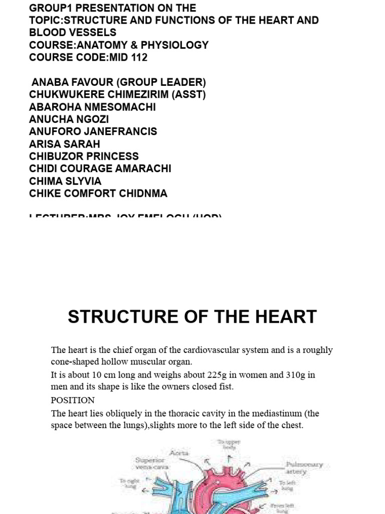 Group1 Presentation On The Heart | Download Free PDF | Heart | Atrium ...