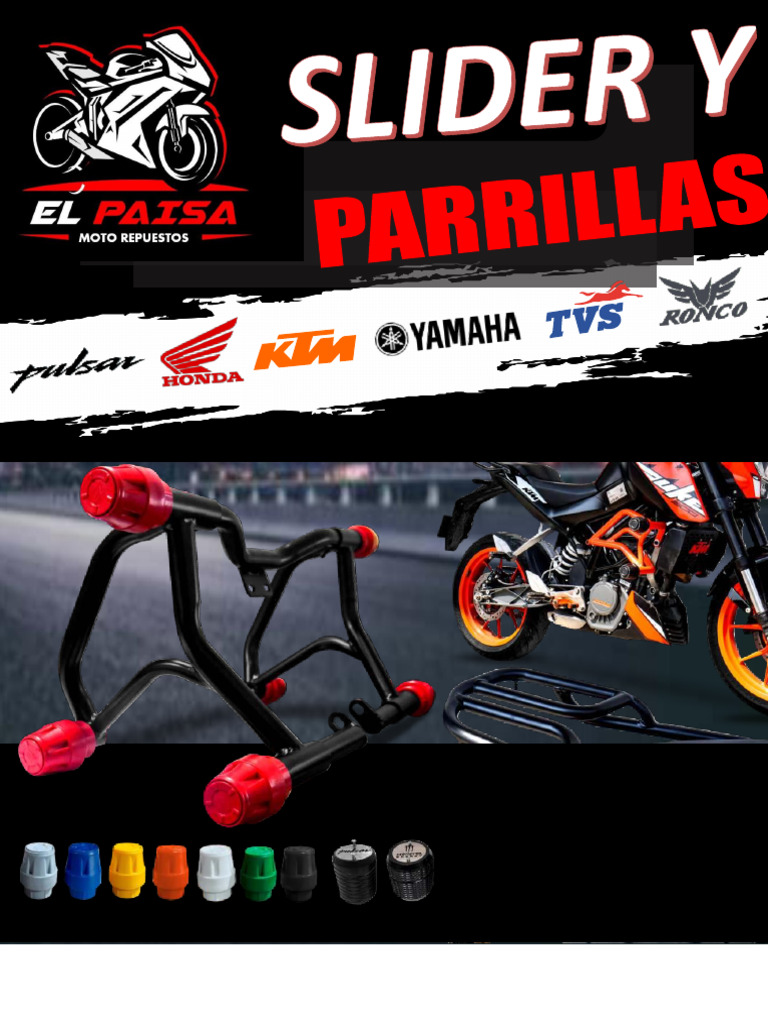 Slider Universal Moto Repuestos El Paisa Actualizado 2023 | PDF | Color ...