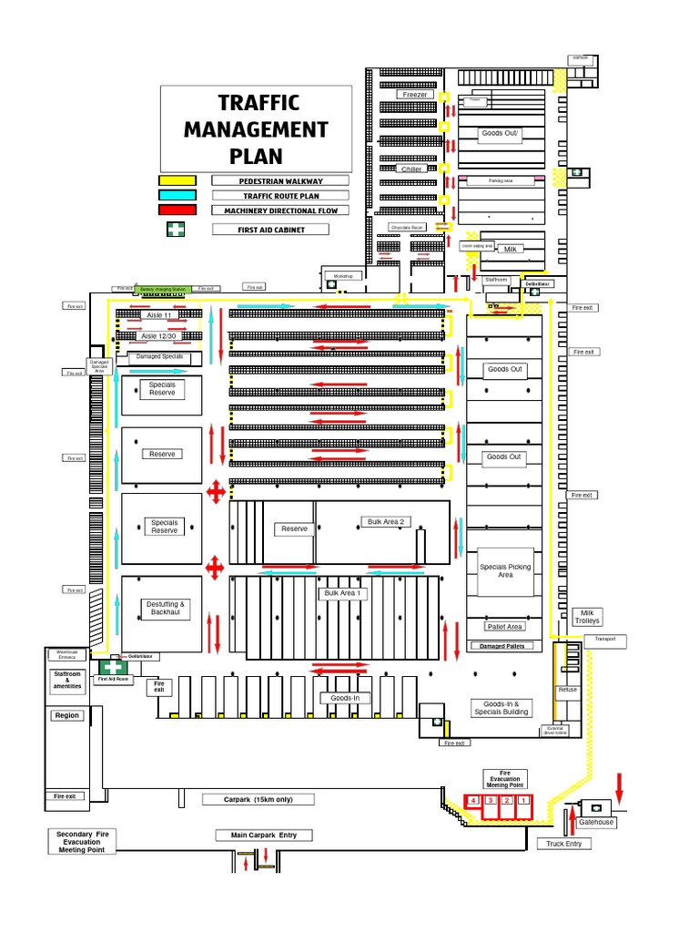 Derrimut Traffic Management Floorplan 2016 | PDF | Manufactured Goods | Road Transport