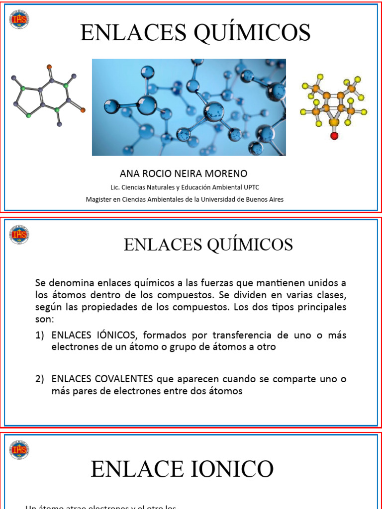 Enlaces Químicos. | PDF | Enlace químico | Enlace covalente