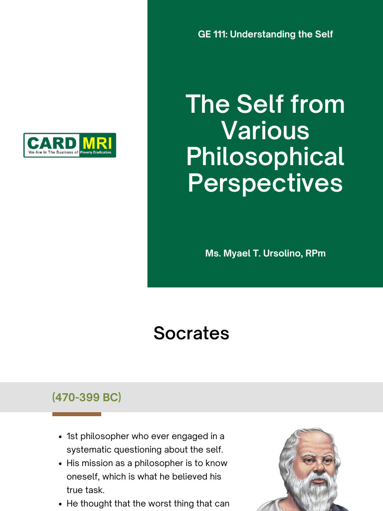 Philosophical Perspectives | PDF | Soul | Philosophy Of Self