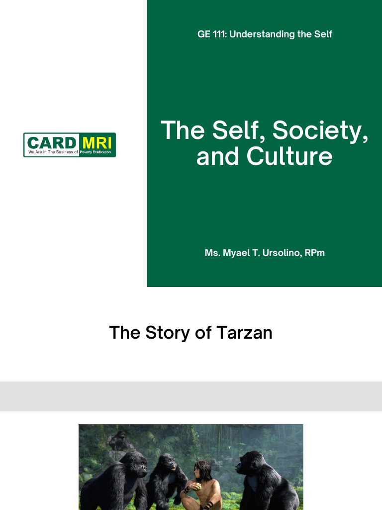 Sociological and Anthropological Perspectives | PDF | Self | Identity (Social Science)