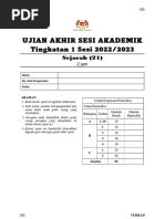 Soalan Uasa Matematik Form 1 2023 | PDF