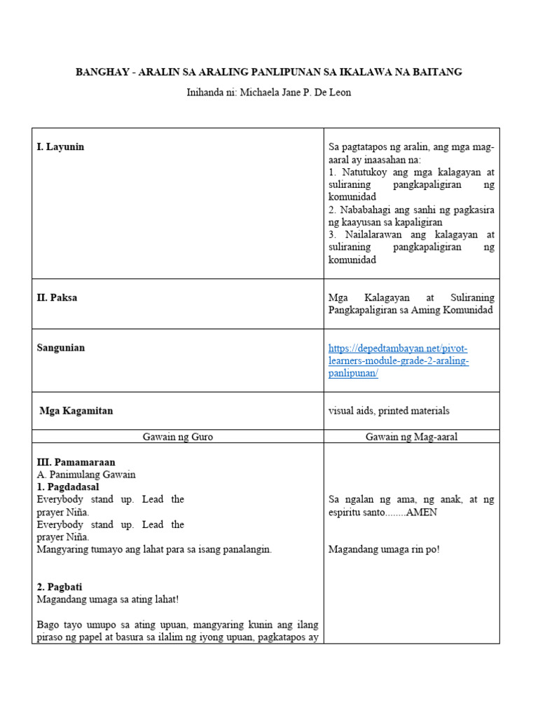 Detailed Lesson Plan in AP | PDF