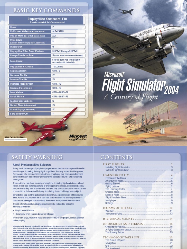 Flight Sim 2004 Manual | PDF | Air Traffic Control | Instrument Flight ...