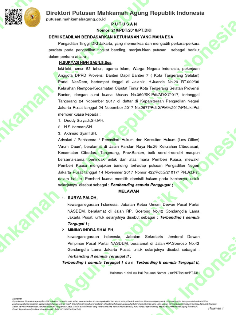 Kasus Dedy Ramanta 2014 | PDF