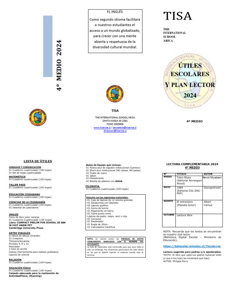 Útiles Escolares | PDF | Implementos de escritura | Materiales de ...