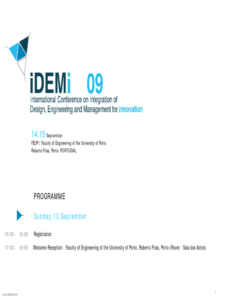 4210b - Programa - Idemi | Download Free PDF | Innovation | Design