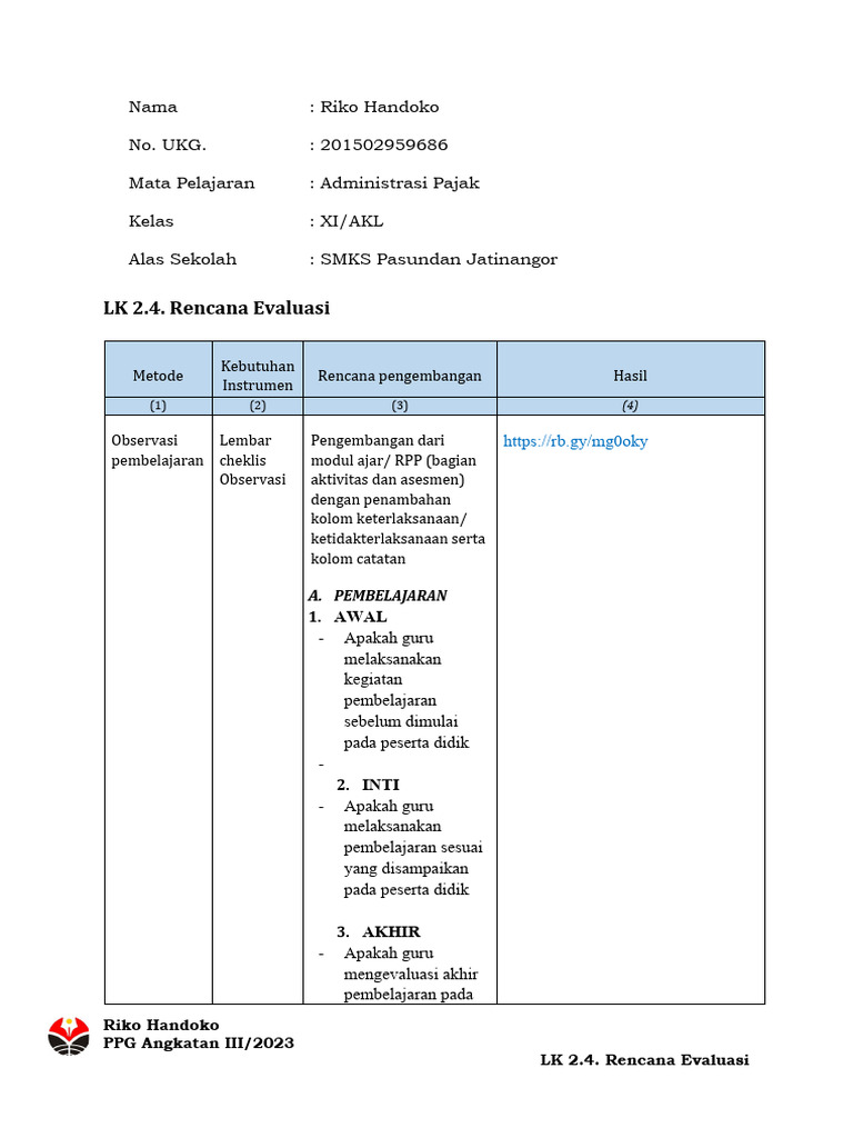 LK 2.4 RK1 Ob Dan Ref2 | PDF