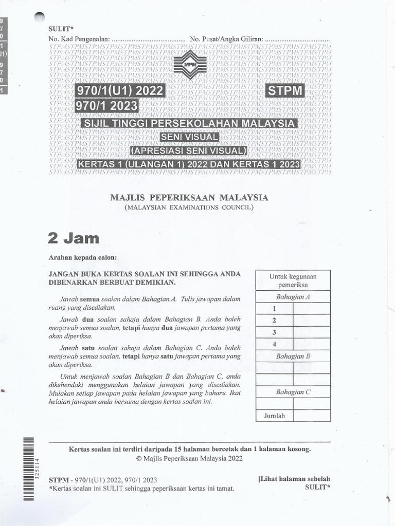 Soalan 9701 2023 | PDF