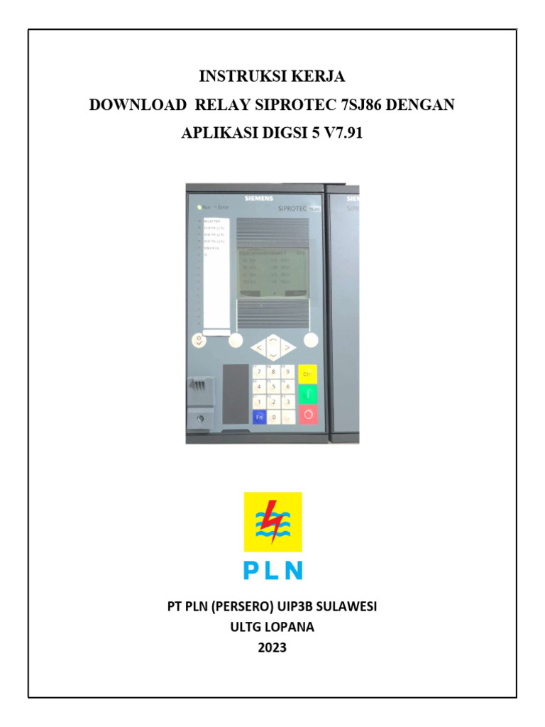 Relay Siemens Digsi 5 | PDF