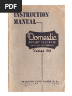 Huskystar 219 224 Manual en | PDF | Sewing Machine | Seam (Sewing)