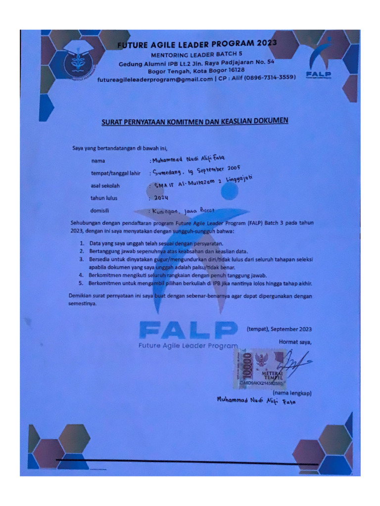 Future Agile Leader Program 2023 | PDF