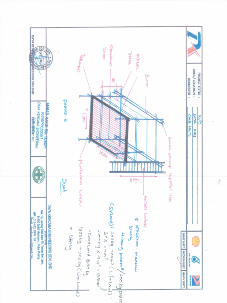 Scaffold Drawing | PDF