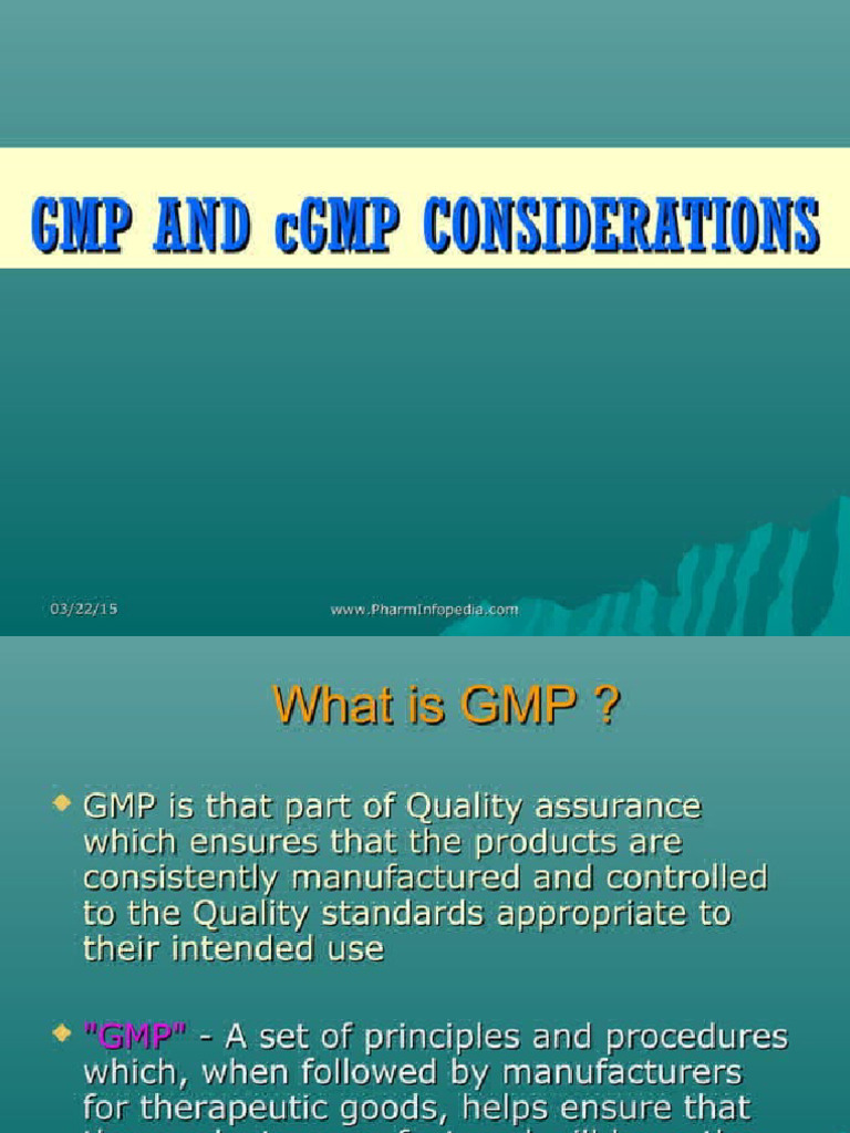 GMP and C GMP 15610635 | PDF