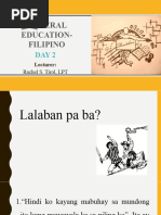 Questions For Licensure Exam LET FILIPINO | PDF