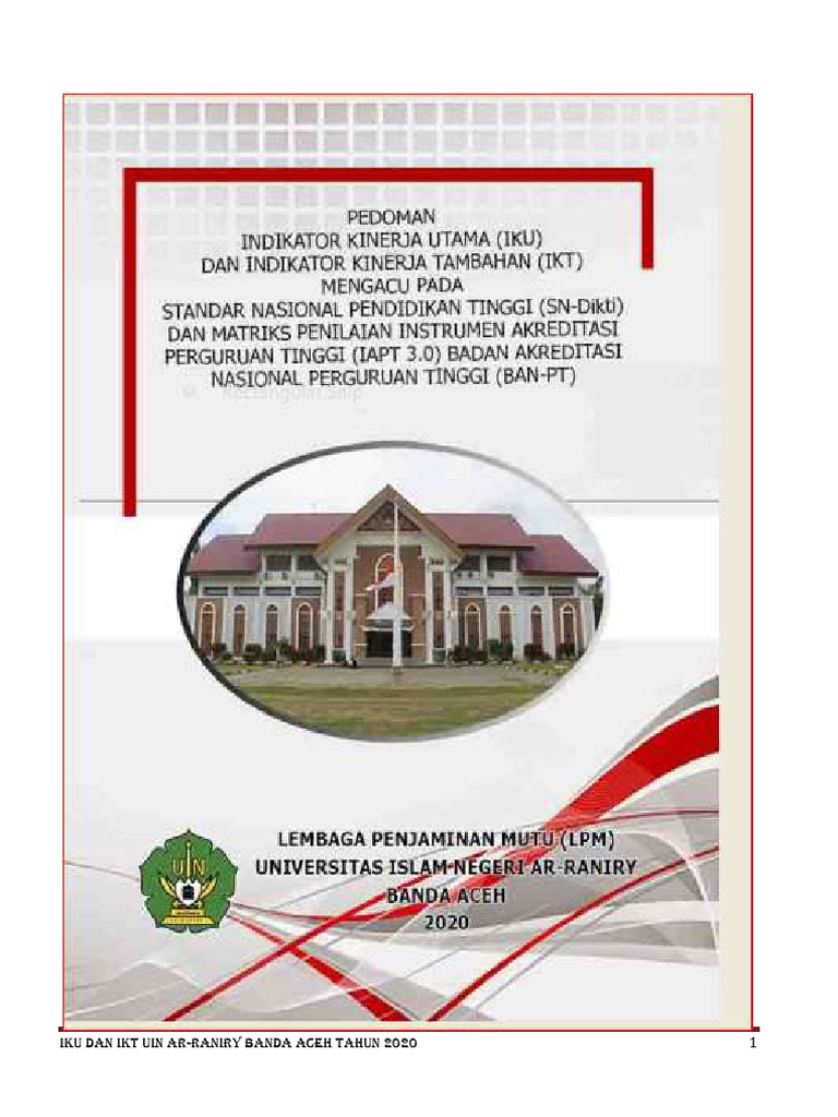 Pedoman Iku-Ikt LPM Uinar 2020 | PDF