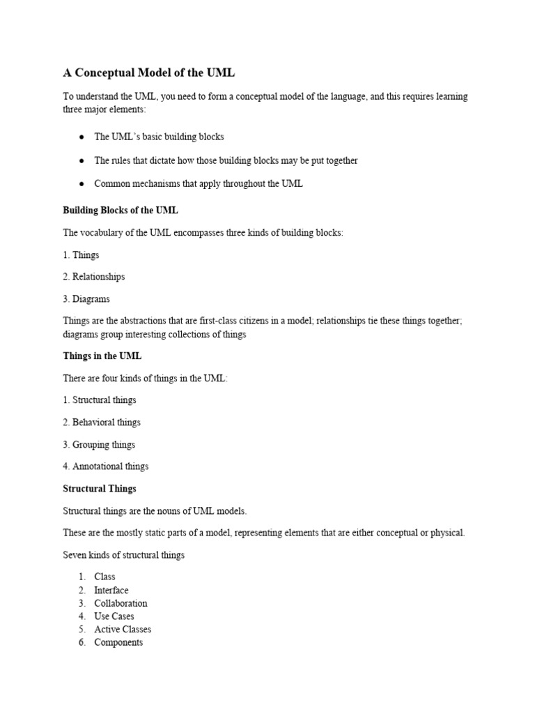 Unit 3 Notes Se Part Iii Pdf Class Computer Programming Unified Modeling Language