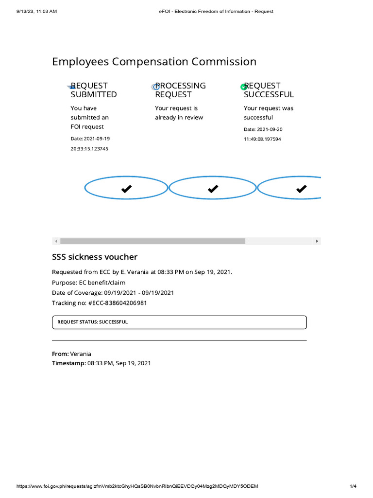 eFOI - Electronic Freedom of Information - Request | PDF | Public Law ...