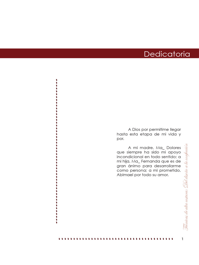 Introducción Bibliografia Agradecimientos Dedicatoria | PDF | Ropa | Moda