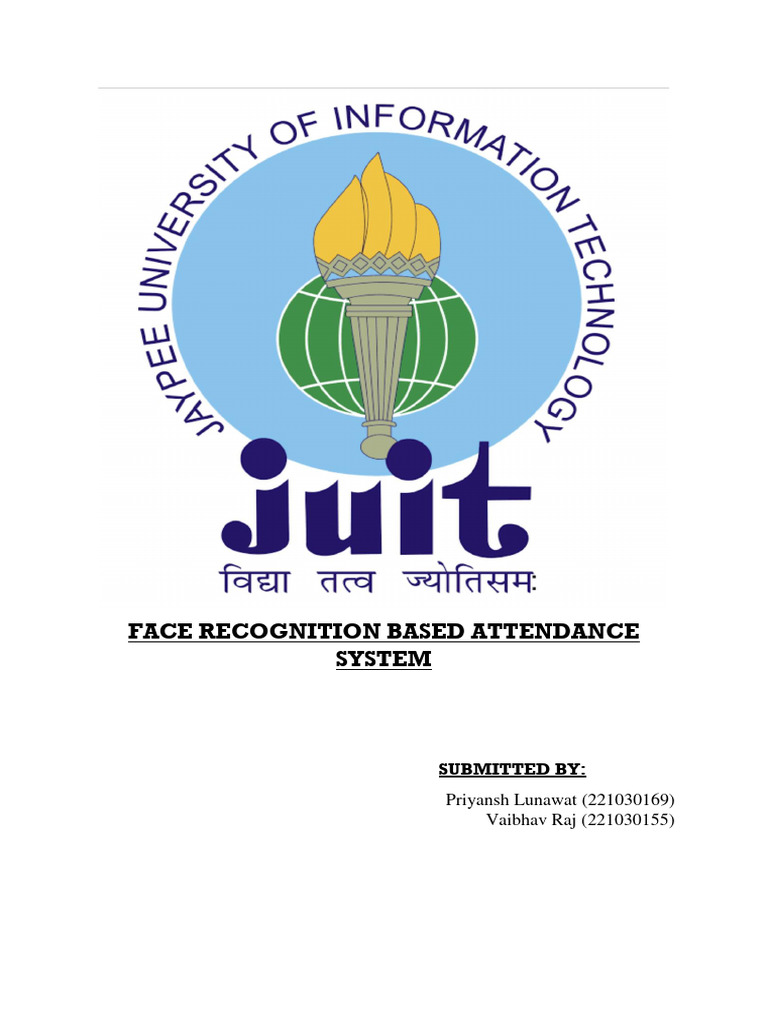 Face Recognition Based Attendance System | PDF | Algorithms | Machine ...