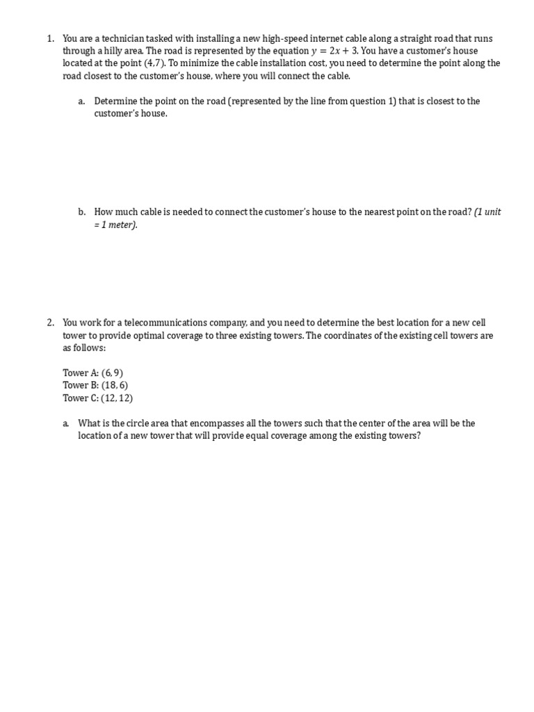 Lines and Segments Review Packet | PDF | Function (Mathematics)