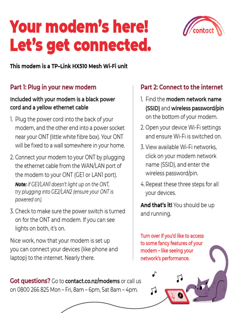 Home Wi-Fi Setup Guide | PDF | Wi Fi | Modem