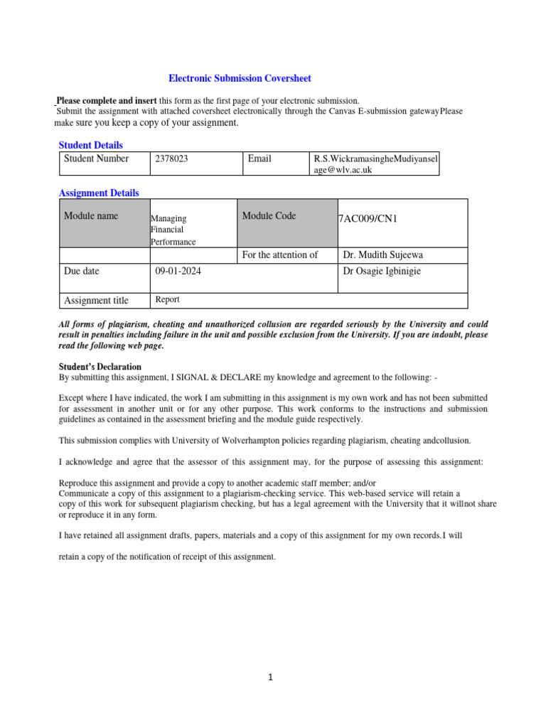 Assignment 01 | PDF | Net Present Value | Internal Rate Of Return