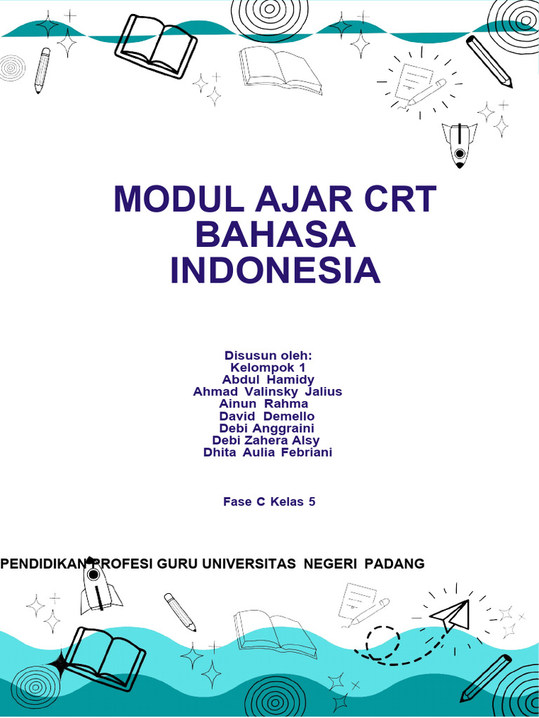 Modul Ajar Bahasa Indonesia SD | PDF | Seni & Disiplin Bahasa | Sains & Matematika