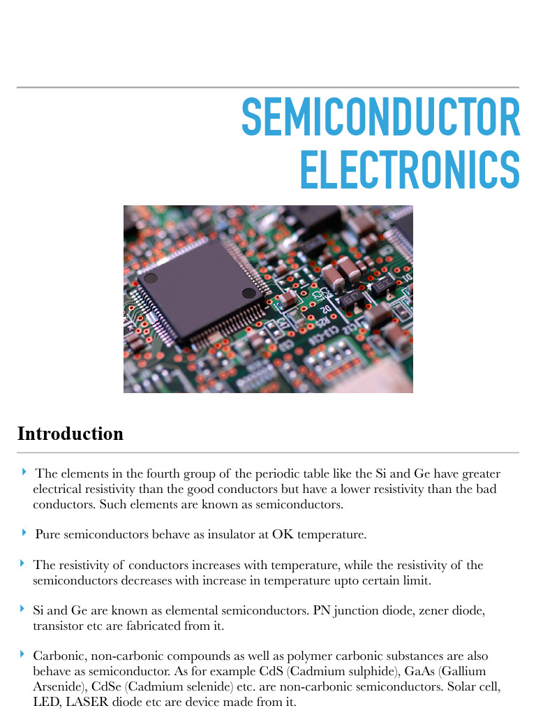 Semiconductor Physics Plus Notes | PDF | P–N Junction | Semiconductors