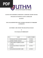 Milling Machine Risk Assessment Template | PDF | Hazards | Risk