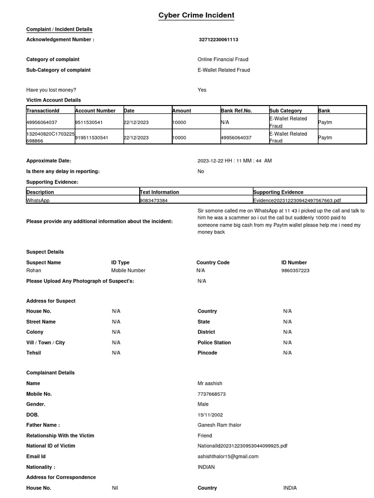 Scam 2023 | PDF | Fraud | Crimes