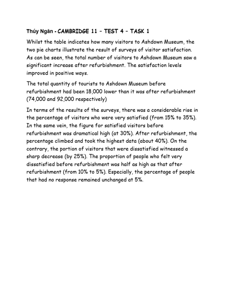 Cambridge 11 - Test 4 - Task 1 | PDF | Social Science