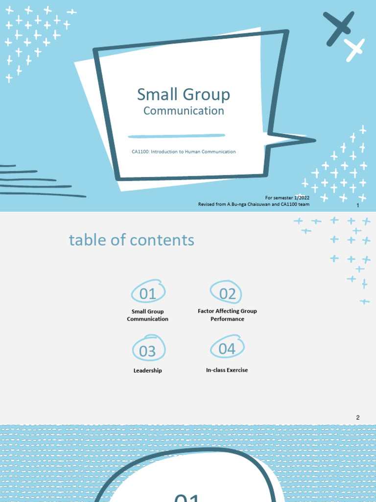 6 - Small Group | PDF | Leadership | Group Cohesiveness