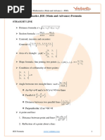 JEE Mains Maths Formula Sheet | PDF