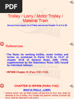 Presebtation On SOD 2022 | PDF | Rail Transport | Track Gauge