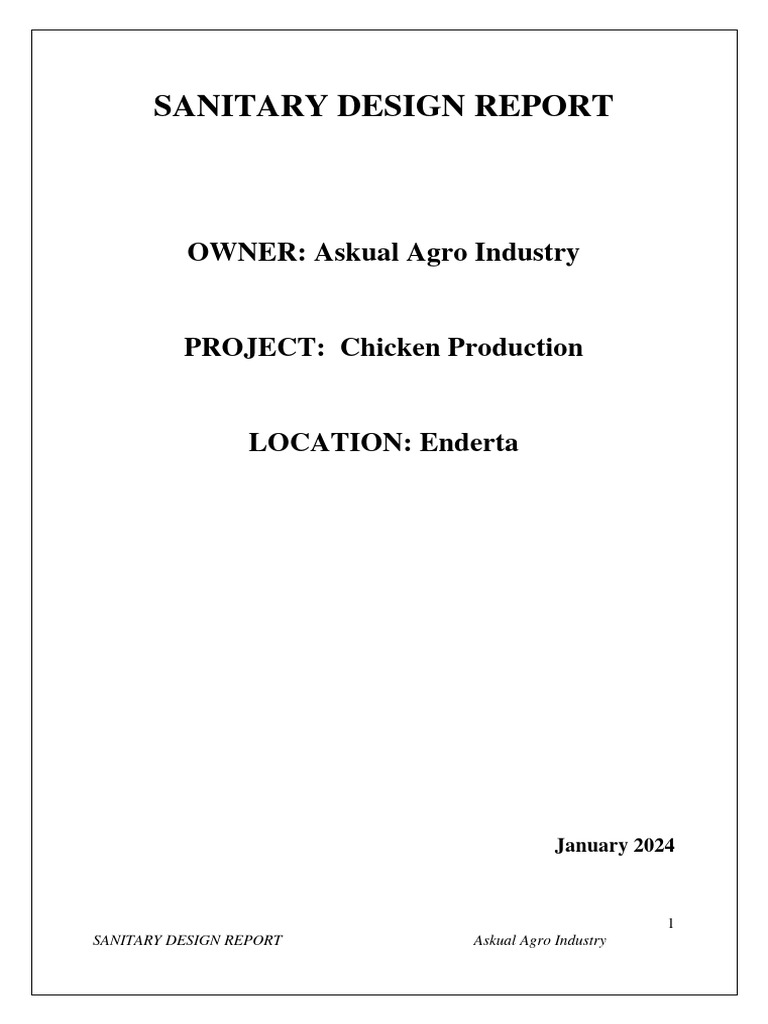 Sanitery Design Report New | PDF | Sanitary Sewer | Sanitation