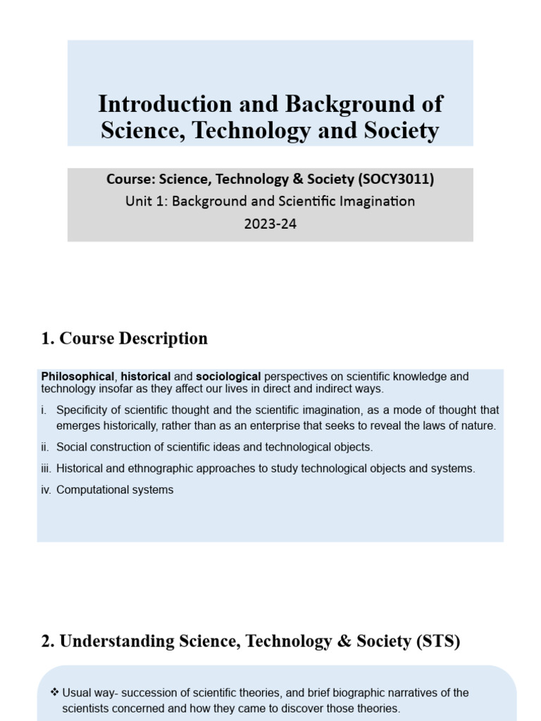 Intro & Background | PDF | Science | Knowledge