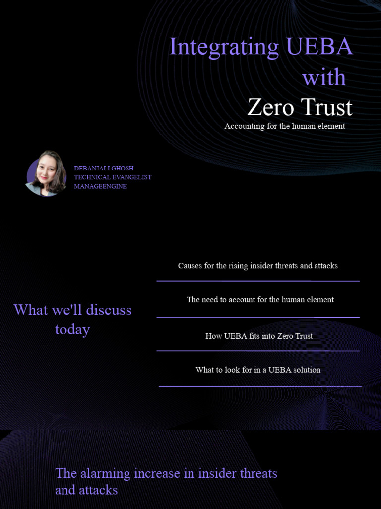 Integrating UEBA With Zero Trust | PDF | Security | Computer Security