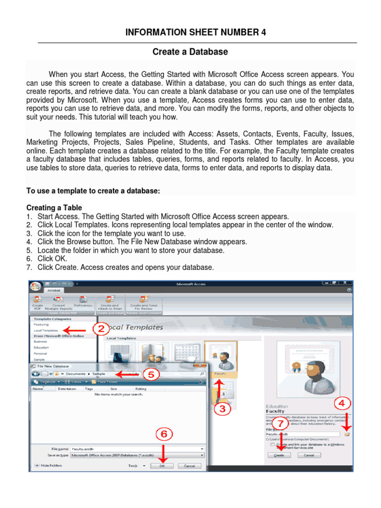Information Sheet No. 04 Prelimsssss | PDF | Table (Database) | Databases