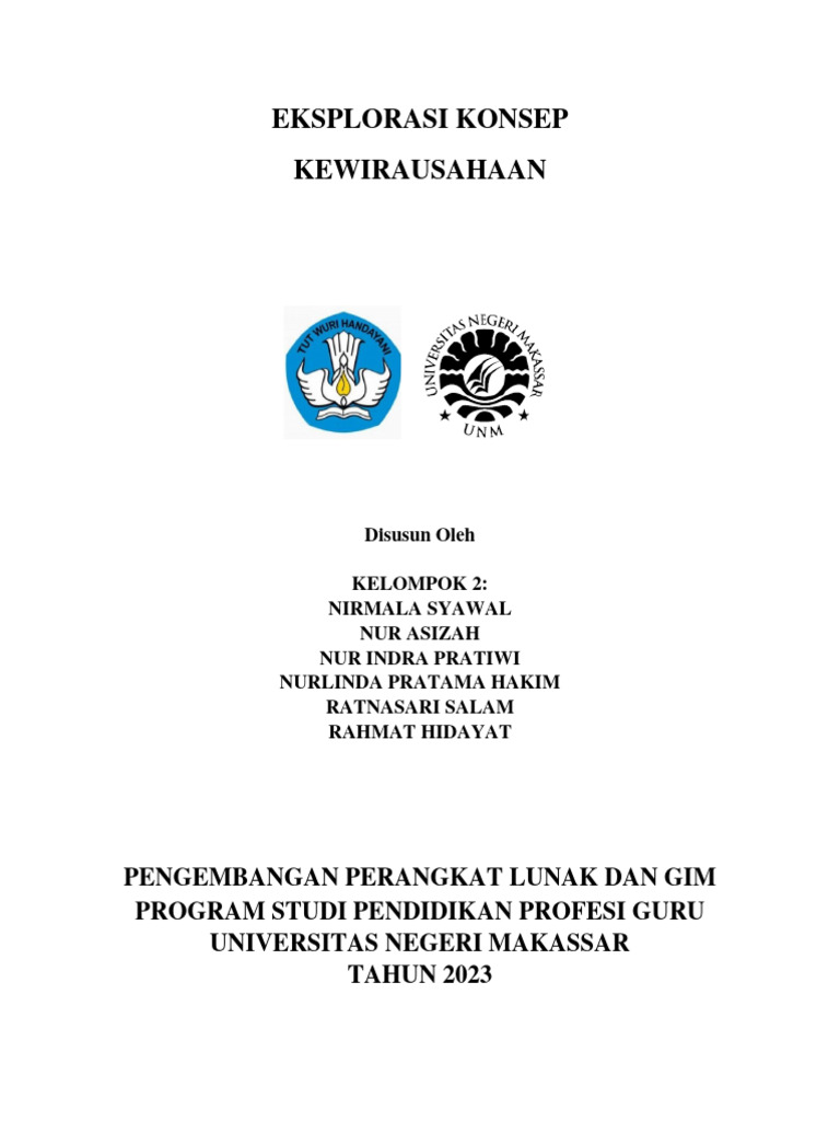 Topik 2 Rahmat Hidayat Ruddin Eksplorasi Konsep Lk Kelompok Pdf 